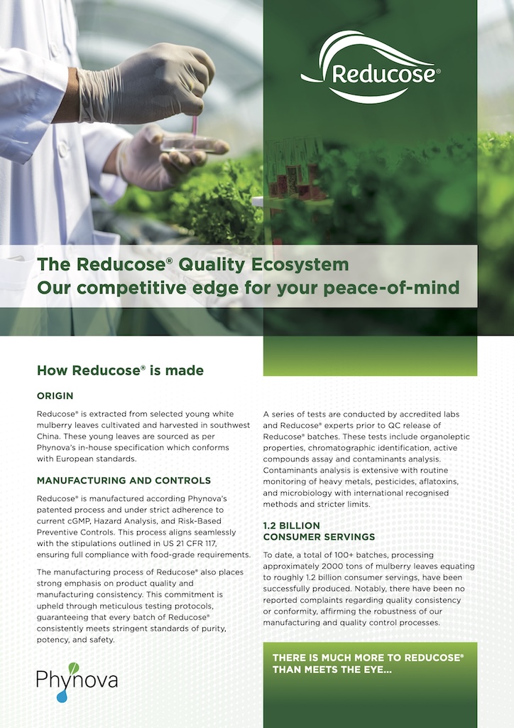 Reducose® Quality Ecosystem | Phynova